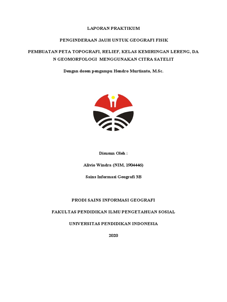 Kontur, Relief, Kemiringan Lereng, Bentuk Lahan | PDF