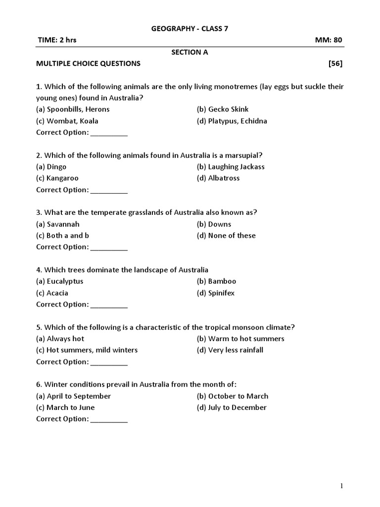 geography-class-7-time-2-hrs-mm-80-section-a-multiple-choice