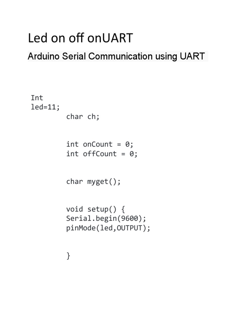 Arduino Programming Code | PDF | Bluetooth | Arduino
