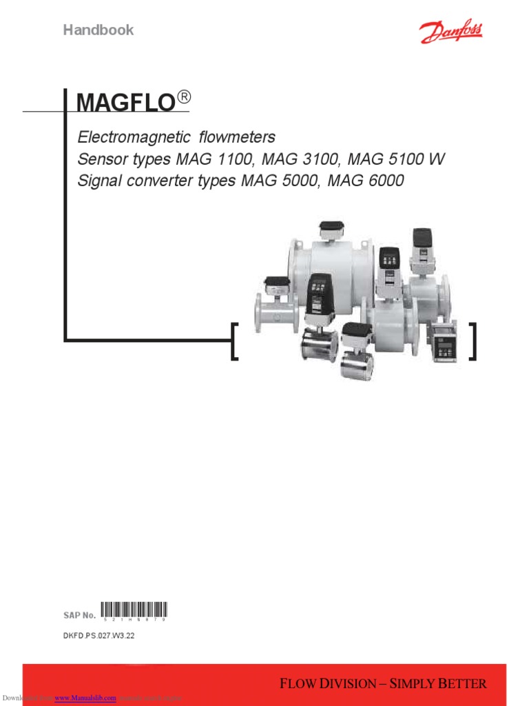 Magflo Mag 1100 | PDF | Electromagnetic Induction | Flow Measurement