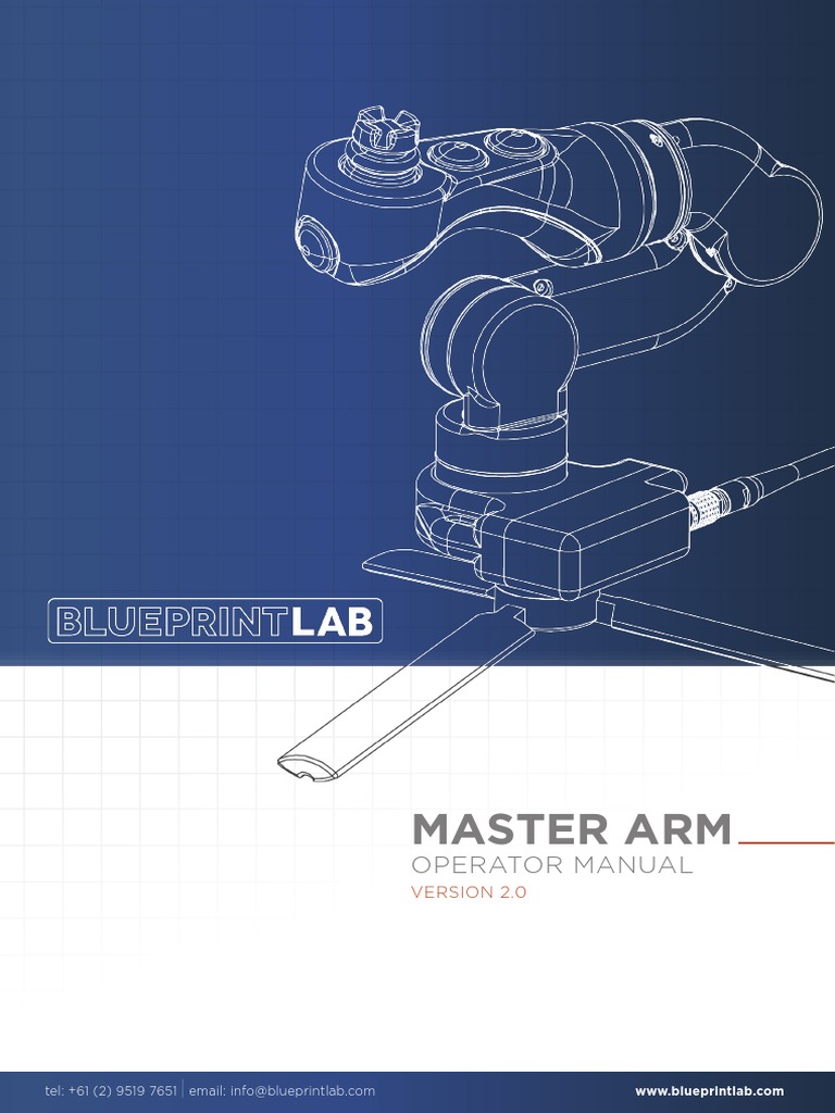Blueprint Master Arm Manual V2.0 | PDF | Usb | Computer Hardware