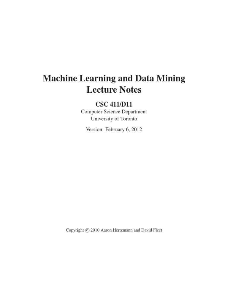 Data Mining Notes | PDF