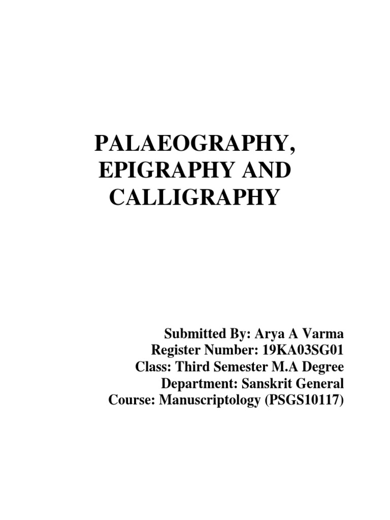 Ancient script study guide | PDF | Writing | Palaeography