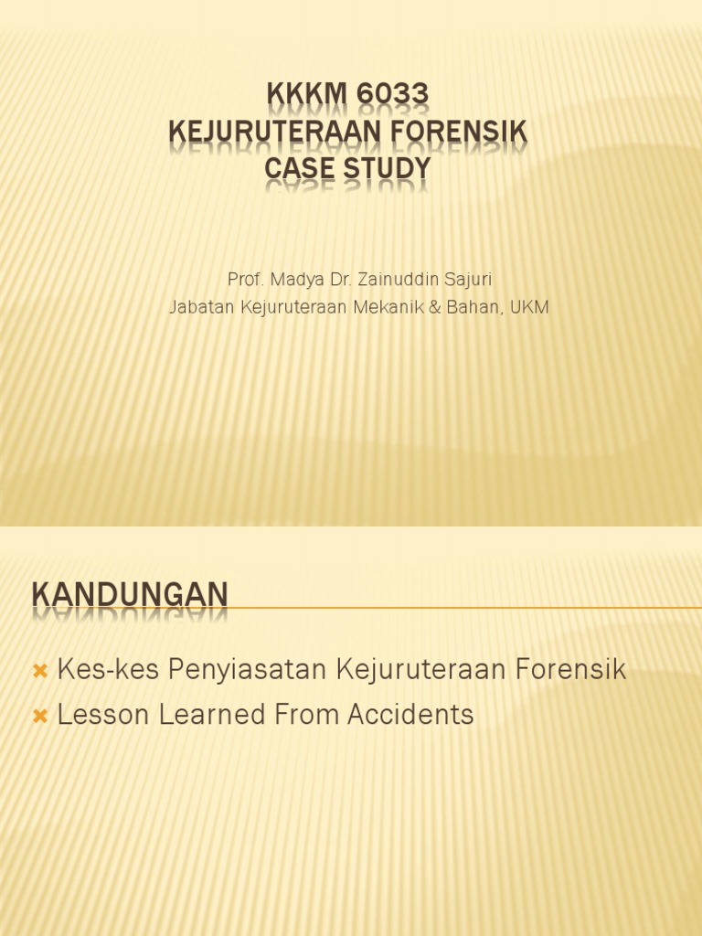 Forensic Engineering Case Study: Run Flat Material Analysis | PDF ...