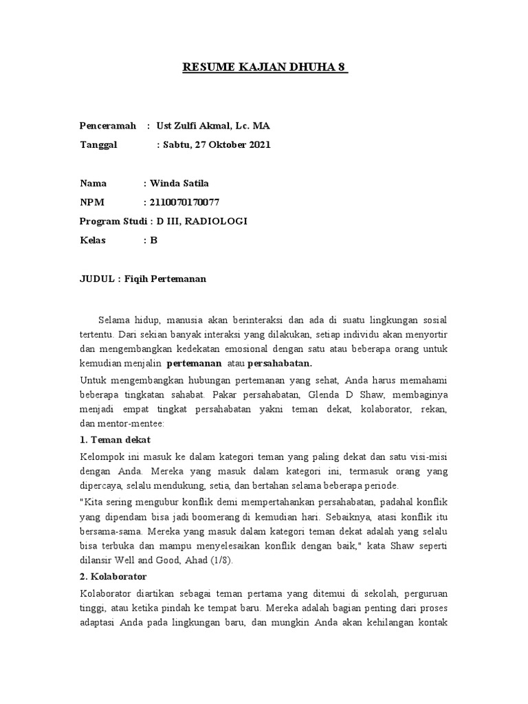 TRO - Winda Satila - 077 ... | PDF | Agama & Spiritualitas