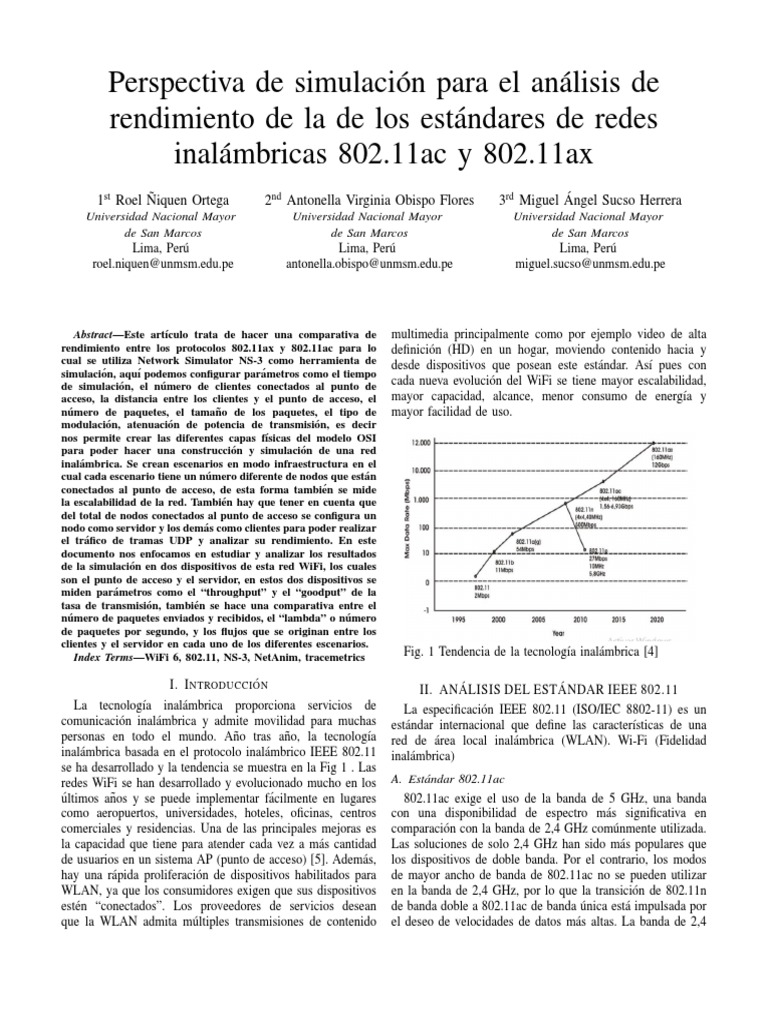 Paper Wifi6 | PDF | Ieee 802.11 | Punto de acceso inalámbrico