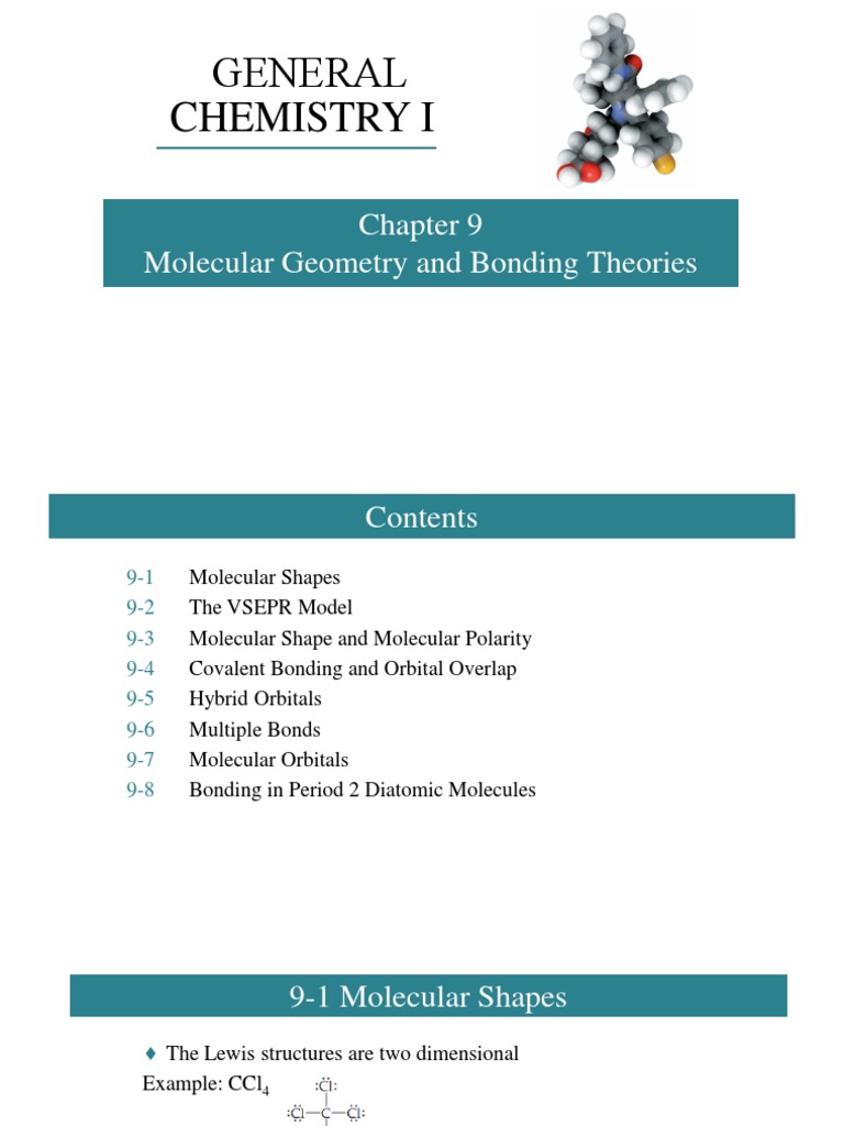 Ch-09-Molecular Geometry and Bonding Theories | Download Free PDF ...