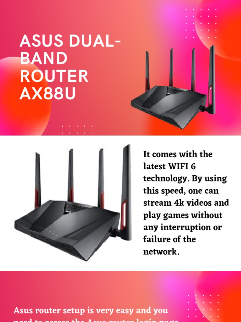 Asus Dual-Band Router AX88u | PDF