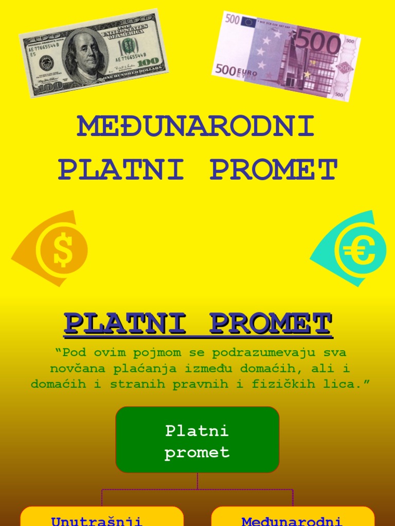 Međunarodni Platni Promet | PDF