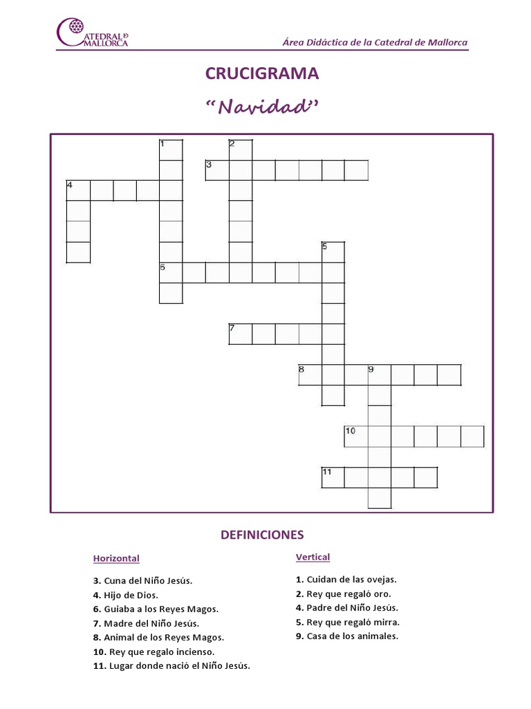 Crucigrama Navidad | PDF