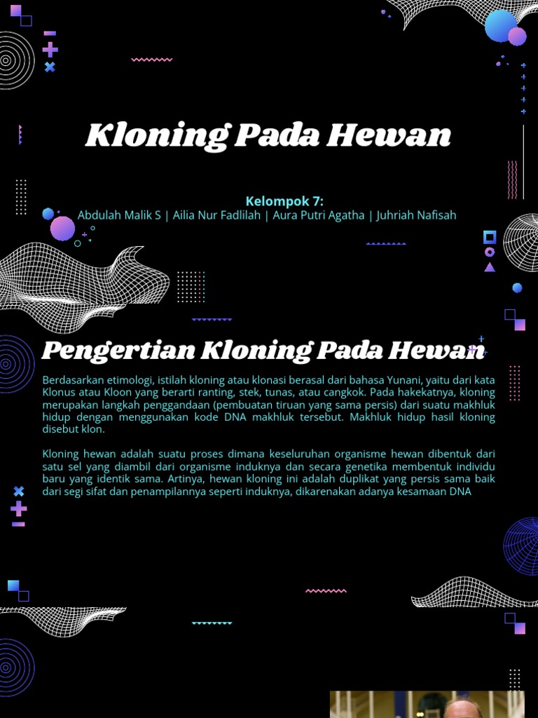 Kel 7 - Kloning Pada Hewan | PDF