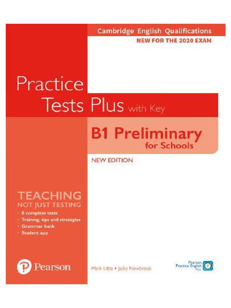 PET - Practice Tests Plus B1 Preliminary For Schools 2020 | PDF