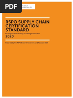 Rspo Supply Chain Certification Standard 2020 Checklist | PDF | Audit ...