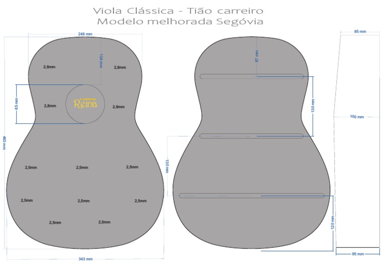 Molde Viola Classica | PDF