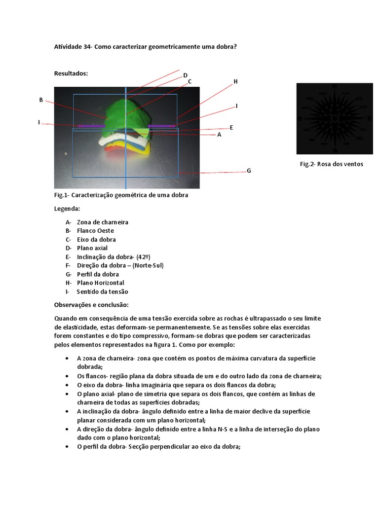 Como Caracterizar Geometricamente Uma Dobra | PDF | Linha (Geometria ...