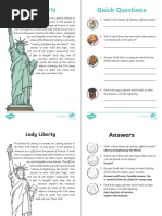 The Statue of Liberty Questions | PDF