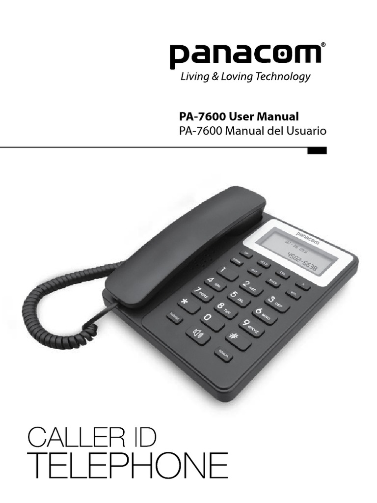 PA-7600 User Manual | PDF | Manufactured Goods | Telephone Numbering Plan