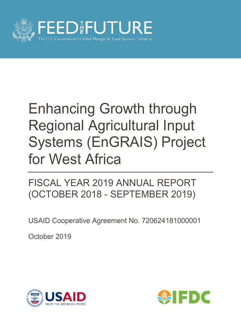 Project1 EnGRAIS FY19 Annual Report | PDF | Economic Community Of West ...