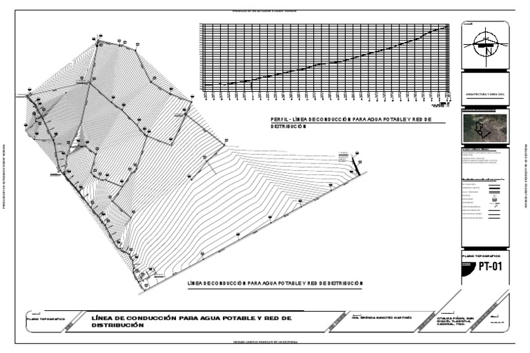 Proyecto de Línea de Distribución de Agua | PDF | Ingeniero civil ...