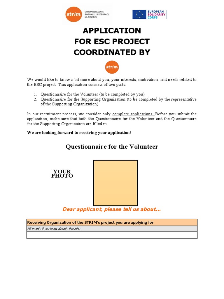 APPLICATION Form 2021 - 2022 | PDF | Chronic Condition | Health Sciences