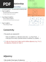 Basic Relationships Between Pixels | PDF | Imaging | Image Processing