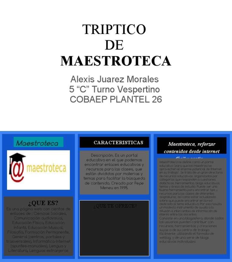 Recursos Educativos en Maestroteca | PDF | Blog | Internet