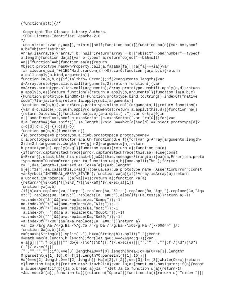 Closure Library JavaScript Functions | PDF | Software Engineering | Computer Programming