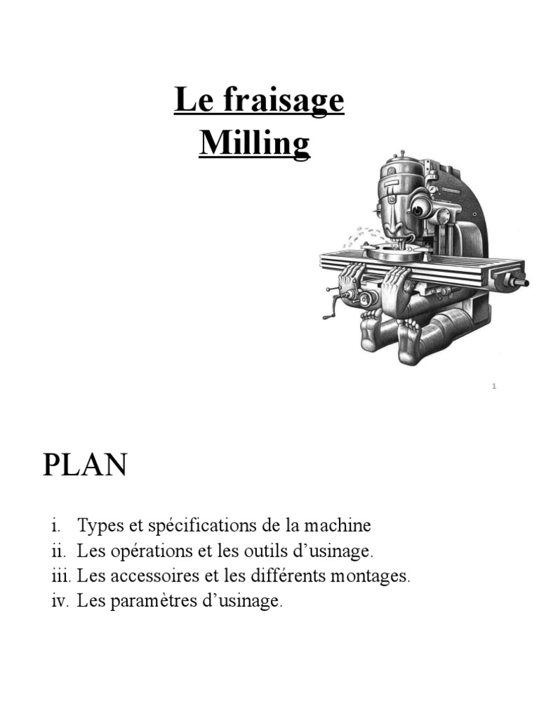4 Fraisage | PDF | Usinage | Métallurgie