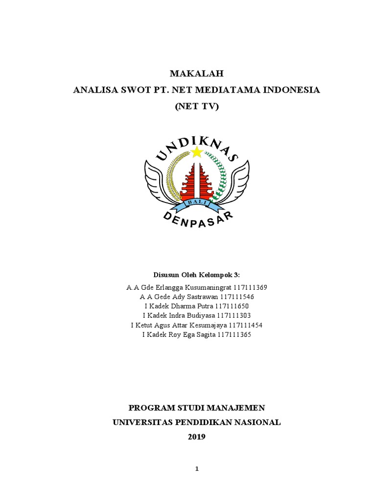 Makalah Tugas Kelompok 1 | PDF Makalah Tugas Kelompok 1 | PDF