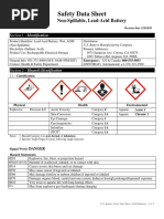 Material Safety Data Sheet: Battery Pack Containing Lead Acid Battery ...