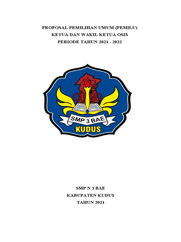 Proposal Pemilihan OSIS SMP N 3 BAE | PDF