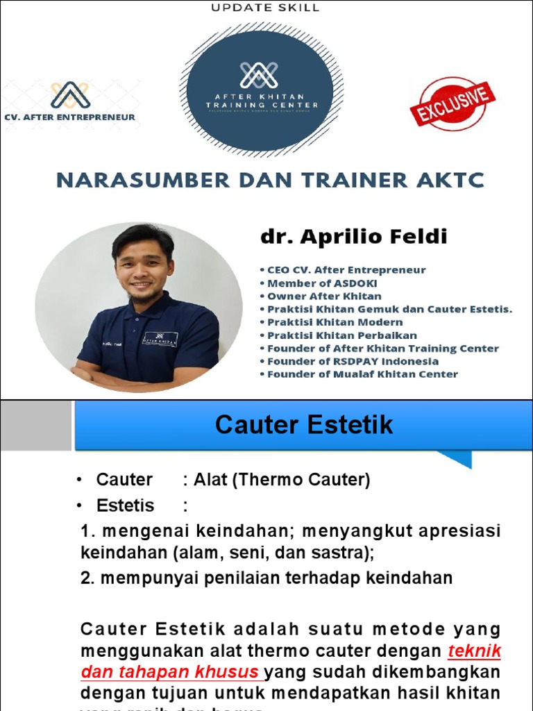 Materi Cauter Estetik | PDF | Pengembangan Diri | Kesehatan Holistik