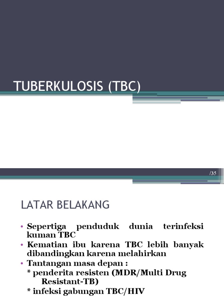 Penyuluhan Tuberkulosis (TBC) | PDF