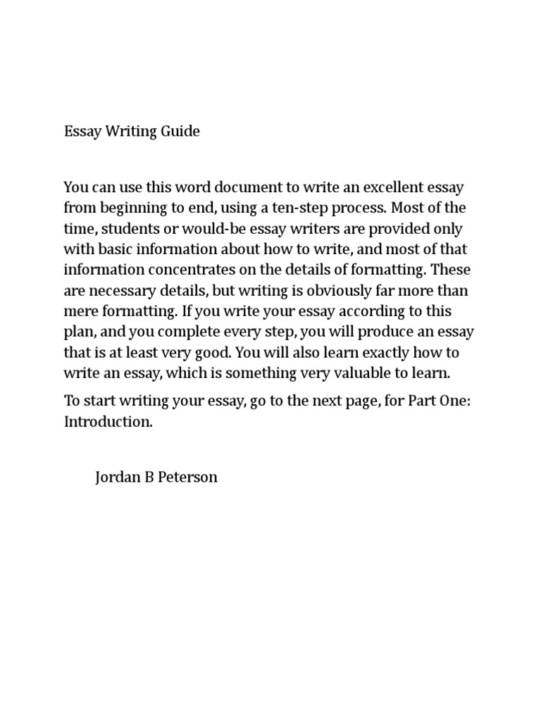 Essay Writing Guide | PDF | Capitalism | Essays
