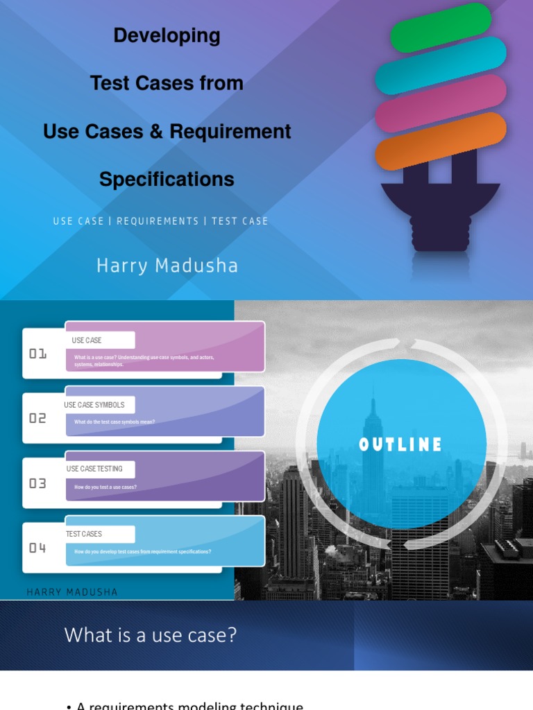 Developing Test Cases From Use Cases And Requirement Specifications Download Free Pdf Use Case 
