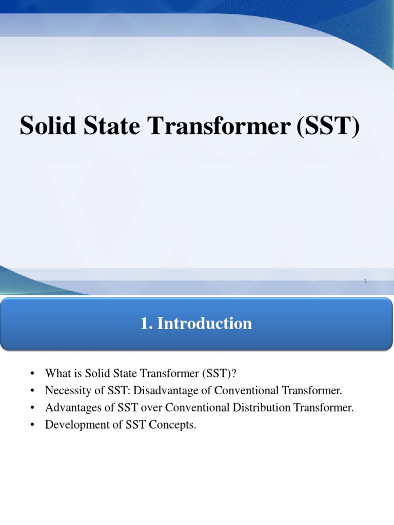 Solid State Tranformer | PDF | Transformer | Ac Power