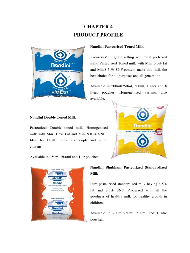 Nandini Milk Products Range - Pasteurized Milk, Curd, Lassi and More ...