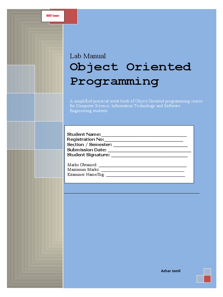 LM OOP Java (Azhar Jamil) | PDF | Class (Computer Programming) | Method (Computer Programming)