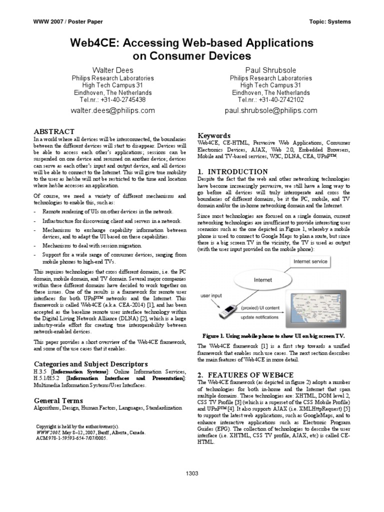 Poster 1017 | PDF | Ajax (Programming) | World Wide Web