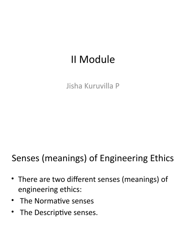 II Module | PDF | Morality | Autonomy