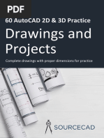 20 Days of 2d CAD Exercises Part I | PDF