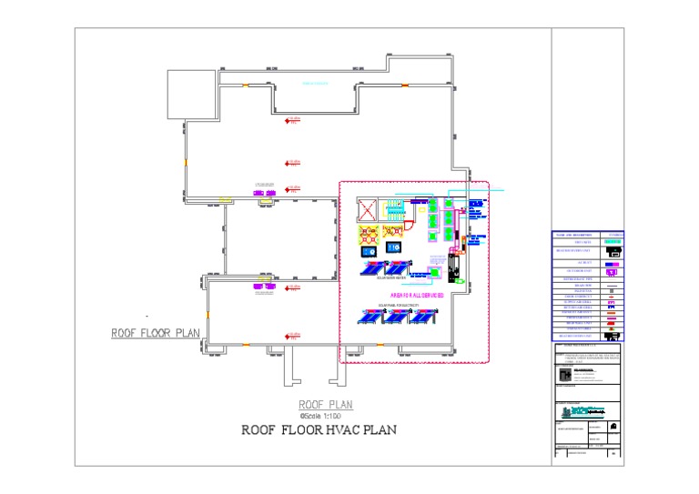 Roof Floor Hvac Plan: Area For All Services | PDF | Building Technology ...
