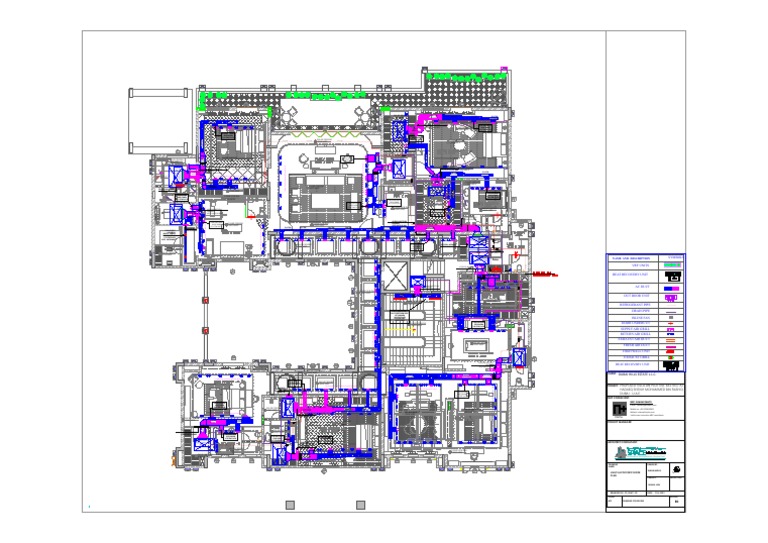 First Floor Hvac Layout | PDF | Building Engineering | Civil Engineering