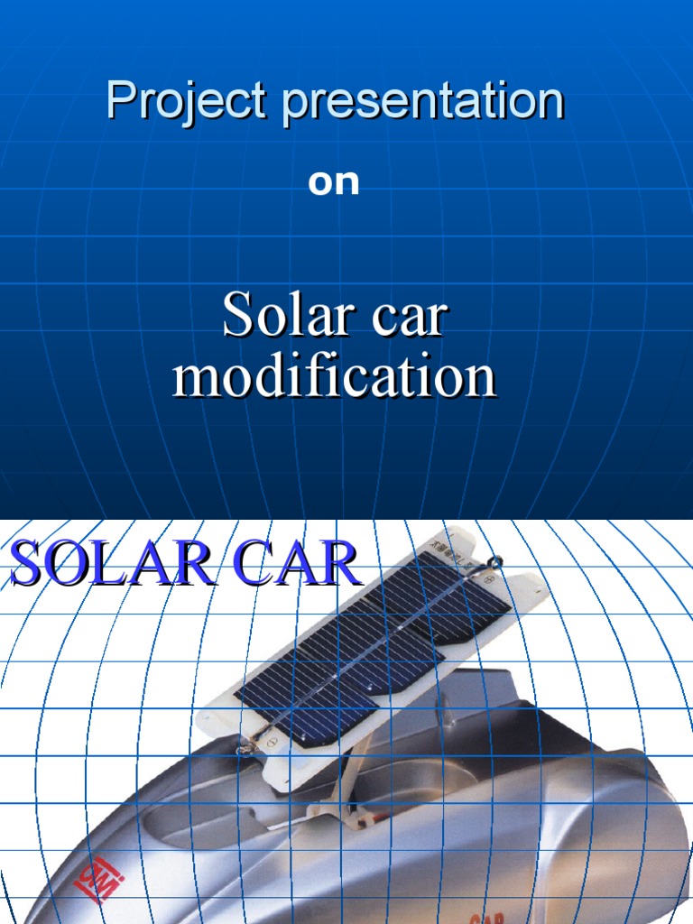 Solar Car Presentation | PDF | Amplifier | Power Inverter