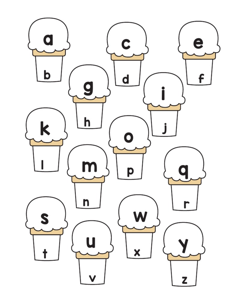 050 Alphabet Ice-Cream | PDF