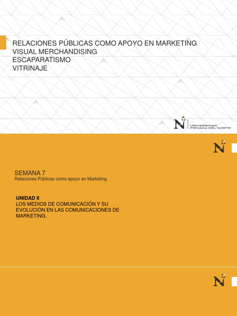 Semana 7 Relaciones Publicas | PDF | Relaciones públicas | Patrocinador (Comercial)