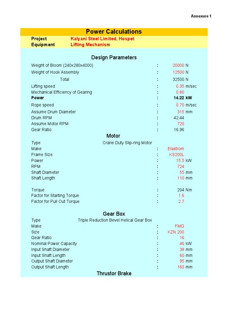 Power Calculations: Design Parameters | Download Free PDF ...
