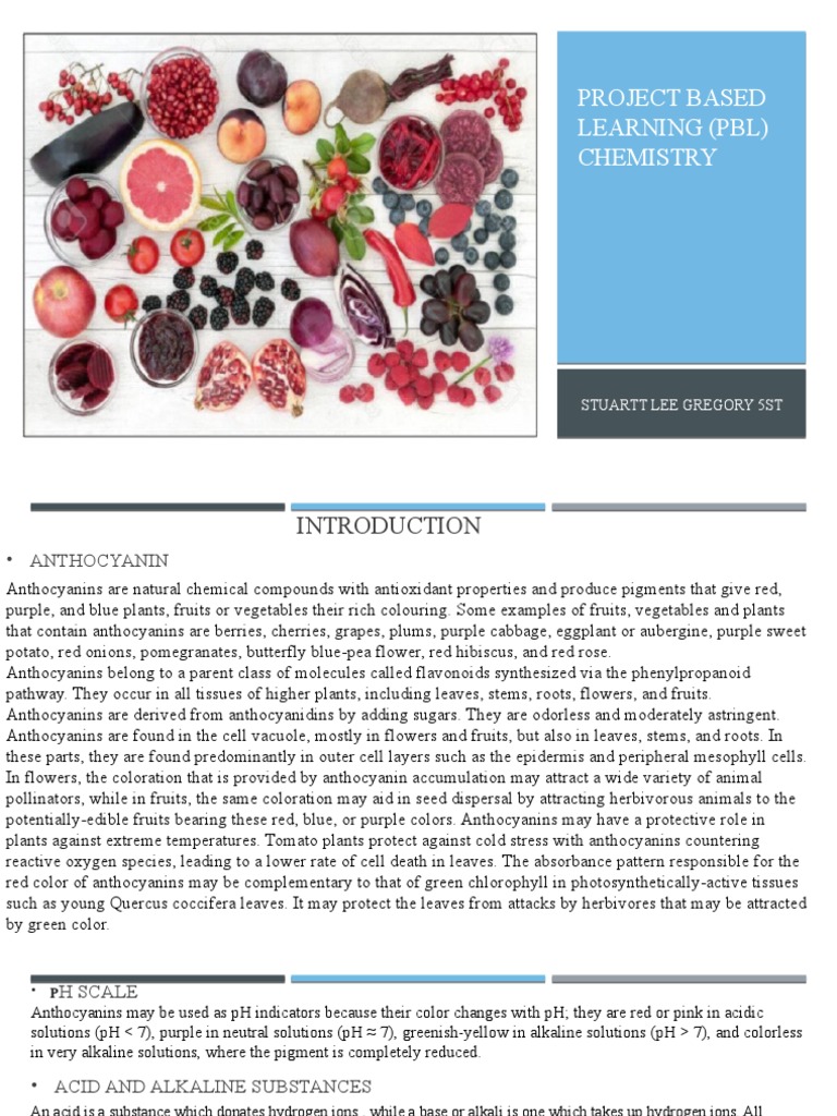Project Based Learning (PBL) Chemistry | PDF | Acid | Ph