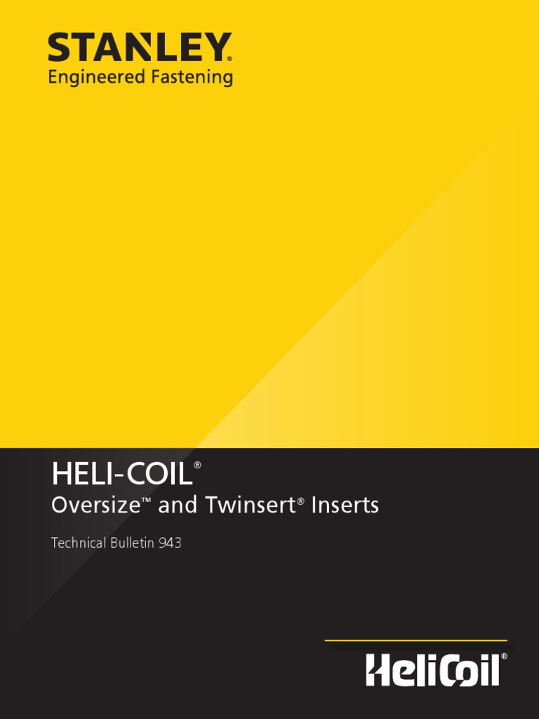 Dodge Oversize Twinsert HC943 Rev4 | PDF | Screw | Tools