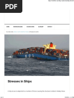 Ship Sagging and Hogging | PDF | Ships | Shipping